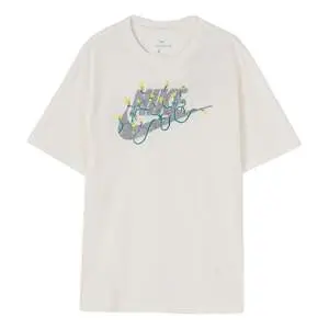 Nike Loose Fit Embroidered Tee - White