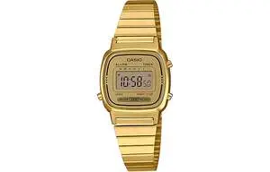 Casio Classic Digital Watch With -tone Stainless Steel Band - Gold