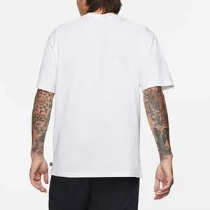 Nike Skateboard Sports Casual Daisy Print Crew-neck Short Sleeve - White