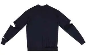Balenciaga Destroyed V-neck Knit Sweater