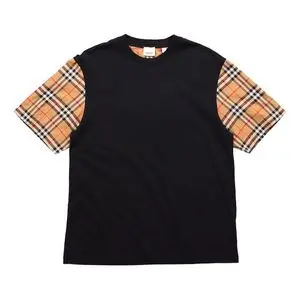 Burberry Vintage Check Short Sleeve T-shirt - Black