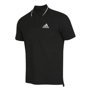 Adidas Sl Pq Ps Logo Athleisure Casual Sports Short Sleeve Polo Shirt
