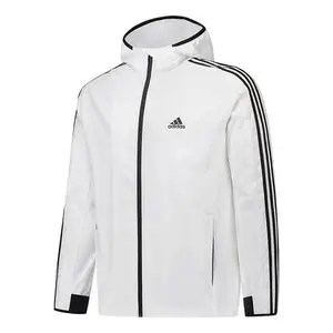 Adidas Woven Windbreaker Jacket - White