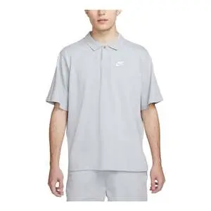 Nike Club Polo Matchup Shirt - Light Grey