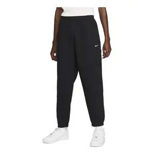 Nike Solo Swoosh Fleece Trousers - Black