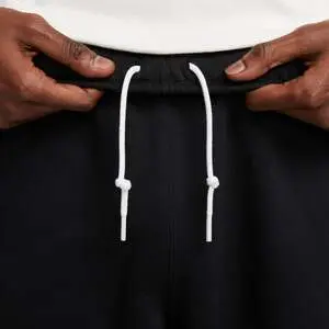 Nike Solo Swoosh Fleece Trousers - Black