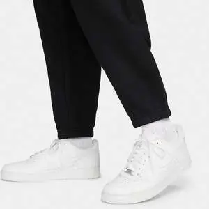 Nike Solo Swoosh Fleece Trousers - Black