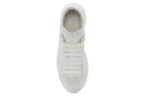 Alexander McQueen Oversized Glitter Sneaker - Silver