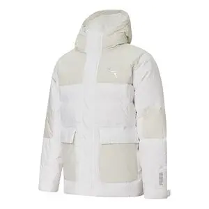 PUMA Down Jacket - White/beige