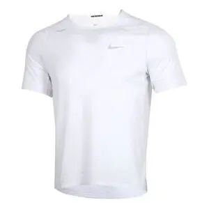 Nike Rise 365 Sports Running Short-sleeve Tee - White