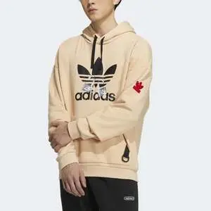 Adidas Originals Vday Uni Sports Printing Logo Pattern Hoodie