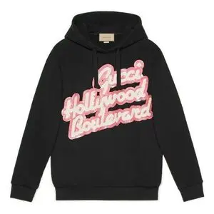 Gucci Hollywood Boulevard Sequinned Hooded Sweatshirt