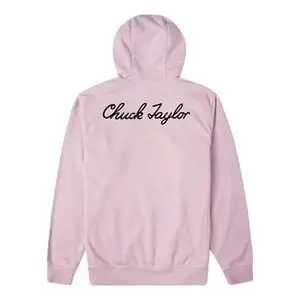 CONVERSE Alphabet Print Hoodie - Pinkpurple