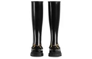 Gucci Rubber Horsebit Tall Boots