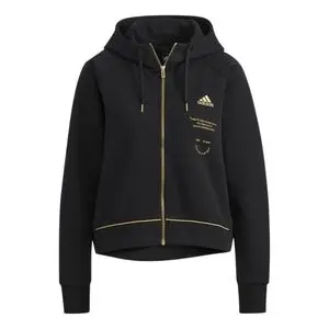 Adidas Adi Logo Zip-up Hoodie - Black
