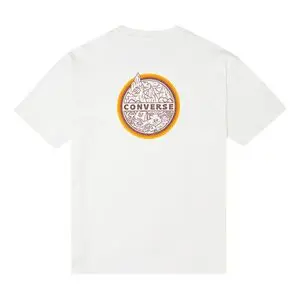 CONVERSE Logo Printing Round Neck Short Sleeve - White