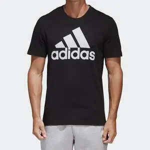 Adidas Logo Printing Sports Round Neck Short Sleeve