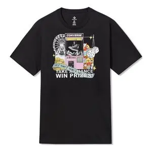 CONVERSE Claw Machine Graphic Tee Asia Sizing - Black