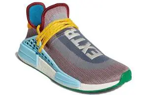 Adidas Pharrell X Nmd Human Race 'extra Eye Legacy Purple' Sneakers - Grey
