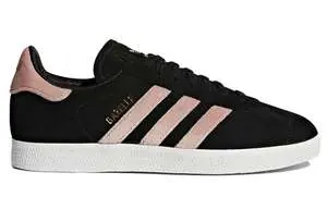 Adidas Gazelle Black Raw Pink Sneakers - Black/pink