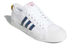 Adidas Nizza Low Top Sneakers - White/blue