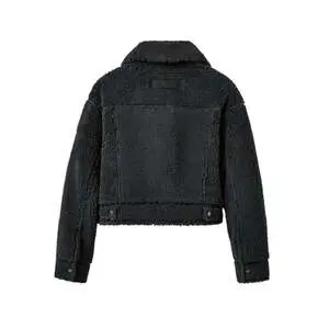 UGG Frankie Short Trucker Jacket - Dark Grey