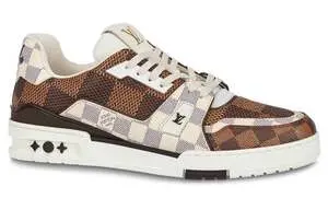 LOUIS VUITTON Trainer Sneakers - Brown/white/grey