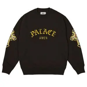 PALACE Saints Crewneck Sweatshirt - Black