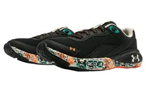 Under Armour Charged Vantage "graffiti" Low Top Sneakers - Black/orange