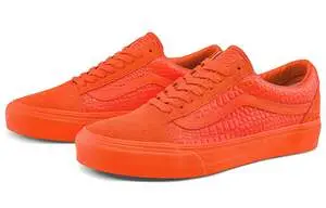 VANS Old Skool Vlt Lx "croc Skin Flame" Sneakers - Orange