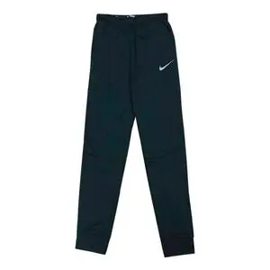 Nike Logo Straight Fleece Lined Casual Sports Pants - Black