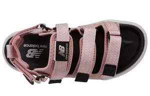 NEW BALANCE Adjustable Velcro Strap Sandals - Pink