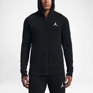 JORDAN Embroidered Knit Hooded Jacket