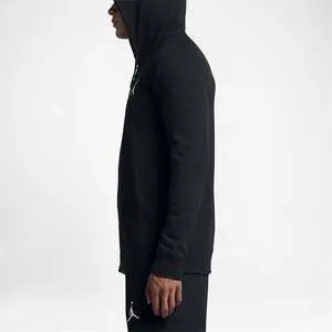 JORDAN Embroidered Knit Hooded Jacket