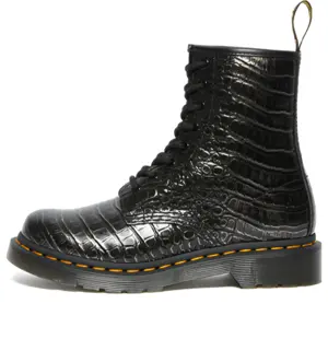Dr. Martens Crocodile Effect Lace-up Boots - Default Colorway