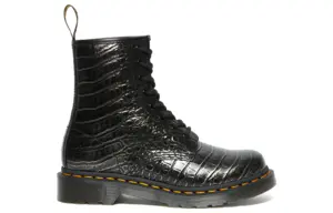 Dr. Martens Crocodile Effect Lace-up Boots - Default Colorway