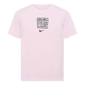 Nike Dri-fit Casual Sports Running T-shirt - Pink