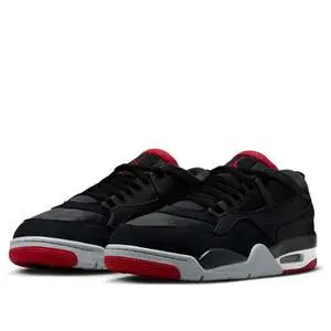 JORDAN 4 Rm 'black Cement' Sneakers - Black/varsity Red/wolf Grey