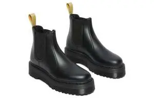 Dr. Martens Vegan 2976 Quad Chelsea Boots - Black