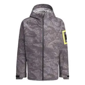 Adidas X National Geographic Allover Print Rain. Rdy Jacket - Silver Violet