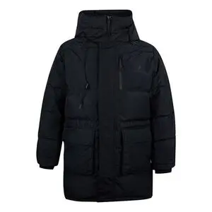 CONVERSE Mid-length Down Fill Puffer Jacket - Black