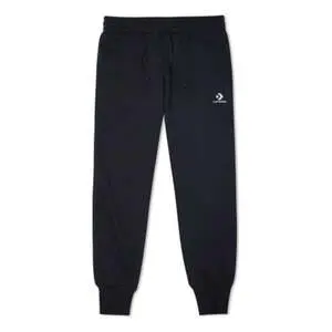 CONVERSE Embroidered Star Chevron Jogger Pants - Black