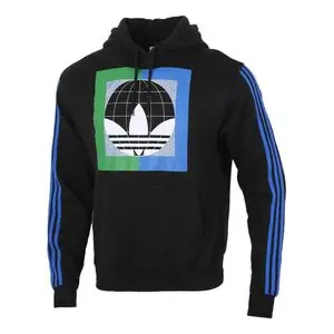 Adidas Originals Fleece Lined Hooded Pullover - Black