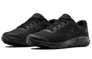 Under Armour Surge Low Top Athletic Sneakers - Black