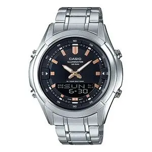 Casio Analog-digital Stainless Steel Watch - Black