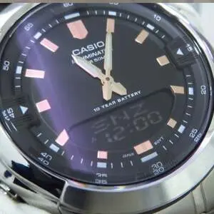 Casio Analog-digital Stainless Steel Watch