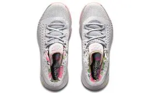 Under Armour Hovr Havoc 2 Basketball High Top Sneakers - Silver/pink