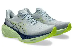 Asics Novablast 4 Athletic Sneakers - Grey/green/black