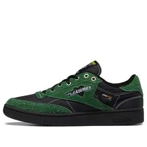 REEBOK Pleasures X Club C 85 'pine Green' Sneakers - Black/green