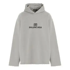 Balenciaga Bb Pixel Print Hoodie